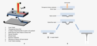 Diagram Of Laser Induced Forward Transfer Or Lift Printing - Diagram ...