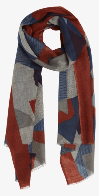 Geometric Winter Scarf - Scarf PNG Image | Transparent PNG Free ...
