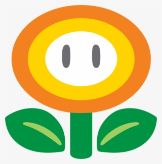 3d-ish Fire Flower - Mario Fire Flower Sprite PNG Image | Transparent ...