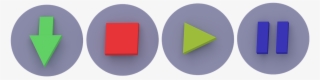 Icons, Buttons, Symbol, Pause, Stop - Start Stop Pause Icons PNG Image ...