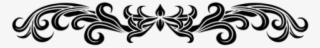 Decorative Line Black Clipart Vector - Ornate Page Divider Png PNG ...