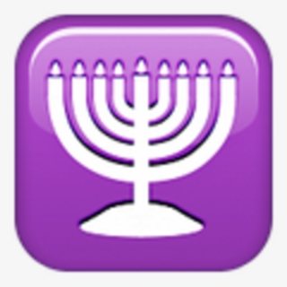 Menorah - Menorah Emoji Iphone PNG Image | Transparent PNG Free ...