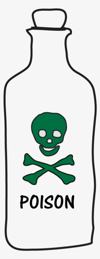 Drawing Of Bottle Labeled Poison - Easy To Draw Poison Bottle PNG Image ...
