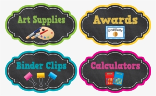 Tcr3515 Chalkboard Brights Supply Labels Image - Label PNG Image ...