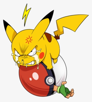 Hover To Zoom - Angry Pikachu PNG Image | Transparent PNG Free Download ...