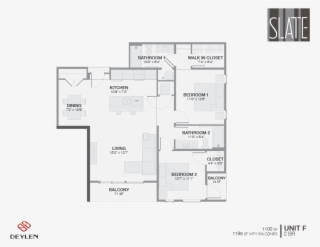 Unit F - Floor Plan PNG Image | Transparent PNG Free Download on SeekPNG