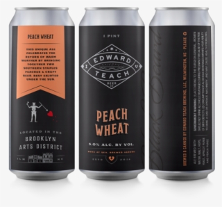 Edward Teach Brewing Peachwheat Cans PNG Image | Transparent PNG Free ...
