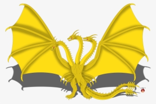 King Ghidorah Copyright Icon - King Ghidorah Symbol PNG Image ...