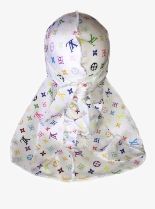 Lv White Designer Durag - Hoodie PNG Image | Transparent PNG Free ...