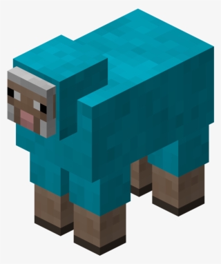 其他解析度：206 × 240 像素 - Minecraft Light Blue Sheep PNG Image | Transparent ...