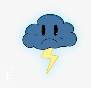 Lightning Cloud - Mario Kart Thunder Cloud PNG Image | Transparent PNG ...