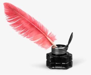 Quill Pen Images - Pink And Feather Ink Pen PNG Image | Transparent PNG ...