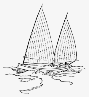 Drawing Sailboat Line Art Sailing - Line Drawing Sail Boat PNG Image ...