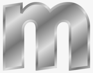 Letter Case Greek Alphabet M - Silver Letter M Png PNG Image ...
