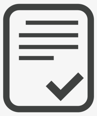 Paper With Checkmark - Paper With Check Mark PNG Image | Transparent ...