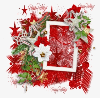 Transparent Cluster Frames Psp Pictures To Pin On - Red Christmas ...