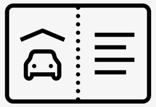The Icon Is Composed Of A Rounded Rectangle With Two - Driver Licence ...