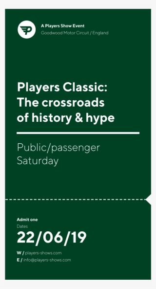 Players Classic Passenger / Public Entry For Saturday PNG Image ...
