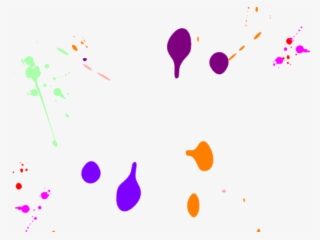 Neon Clipart Neon Paint Splatter - Graphic Design PNG Image ...