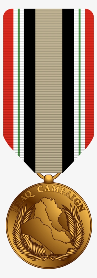 Iraq Campaign Military Medal - Gold Medal PNG Image | Transparent PNG ...