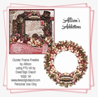 Perfect For The Winter Season Enjoy - Winter Cluster Frames Psp PNG ...