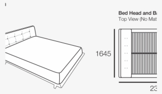 Drawn Bed Side View Cartoon - Monochrome PNG Image | Transparent PNG ...