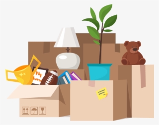 Let's Get Moving - House Things In Cartoon PNG Image | Transparent PNG ...