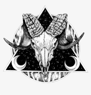 Satanic Ram Skull Tattoo