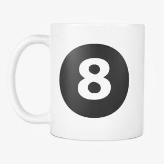 Eight Ball Coffee Mug - Coffee Cup PNG Image | Transparent PNG Free ...