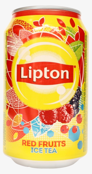 Lipton Ice Tea-red Fruits 330 Ml Can - Lipton Ice Tea Berry PNG Image ...