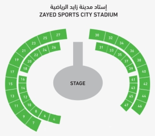 Zayed Sport City Stadium - Zayed Sport City Stadium Seating Plan PNG ...