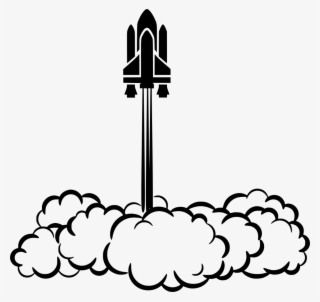 Download Png - Rocket Taking Off Clip Art PNG Image | Transparent PNG ...