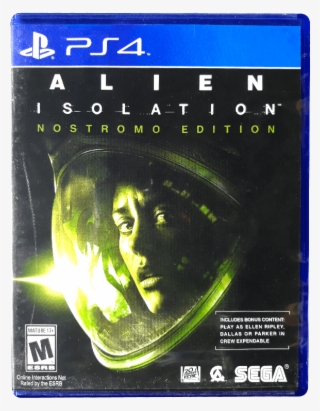 Alien Isolation Nostromo Edition Ps4 PNG Image | Transparent PNG Free ...