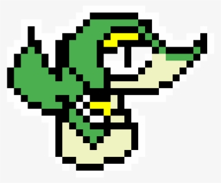 Snivy - Pixel Art Mercedes PNG Image | Transparent PNG Free Download on ...