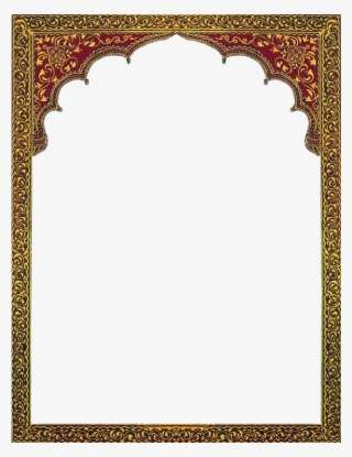 Rajputana Cloth Pattern Design, Border Design - Picture Frame PNG Image ...