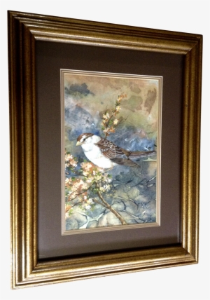 Cecelia Cece Or Cee Rodriguez Watercolor Painting Sparrow - Watercolor ...