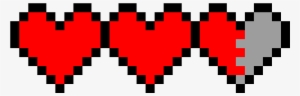 Coeur Minecraft - 8 Bit Heart Zelda PNG Image | Transparent PNG Free ...