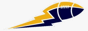 Yellow And Blue Football Lightning Boltbig - Yellow And Blue Football ...