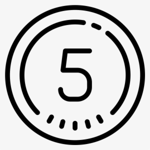 Circled 5 Icon - 1st Icon PNG Image | Transparent PNG Free Download on ...