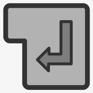 Do Not Enter Stamp - Enter Key On Keyboard PNG Image | Transparent PNG ...