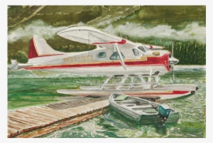 Watercolor On Paper - Seaplane PNG Image | Transparent PNG Free ...