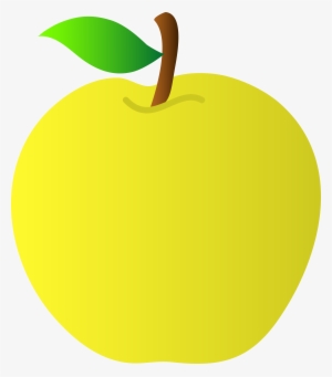 Yellow Apple Vector Art - Clip Art PNG Image | Transparent PNG Free ...