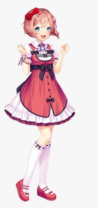 Chocola's Outfit Sayori - Anime Vestido De Neko PNG Image | Transparent ...