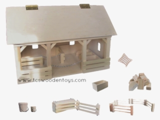 Pretend Play Horse Farm Gift Set - Toy Horse Stable PNG Image ...
