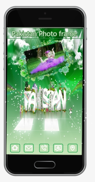 Pakistan Photo Frame Photo Editor Pakistan - Smartphone PNG Image ...