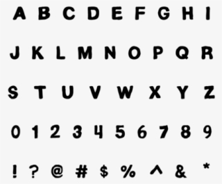 Square Sans Serif Bold Font PNG Image | Transparent PNG Free Download ...
