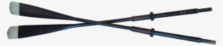 Pair Of Early 1900s Rowing Oars, Leather Oar Collars, - Rowing Oar ...