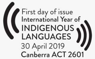 International Year Of Indigenous Languages Postmark - Calligraphy PNG ...