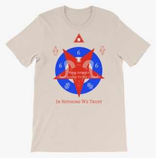 American Pentagram, Short Sleeve Unisex T Shirt - T-shirt PNG Image ...