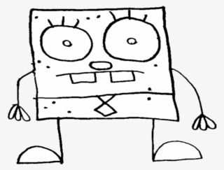 Doodlebob Png - Line Art PNG Image | Transparent PNG Free Download on ...